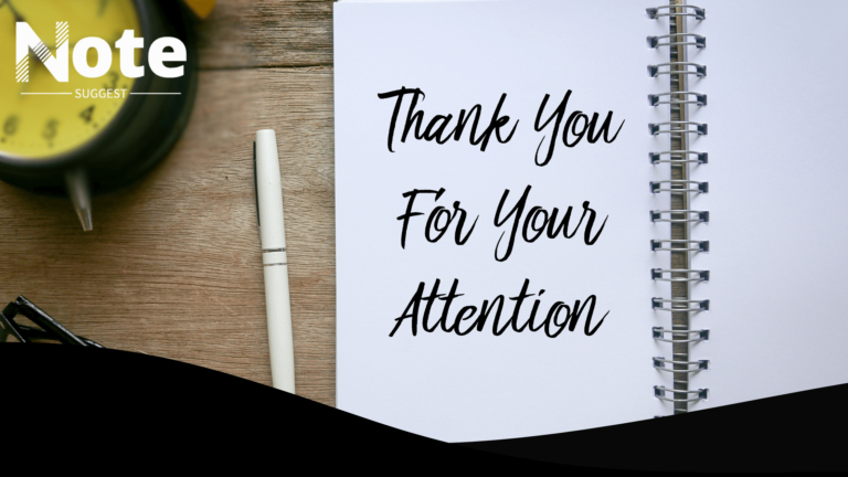 20+ Other Ways To Say “Thank You For Your Attention” (With Scenarios)