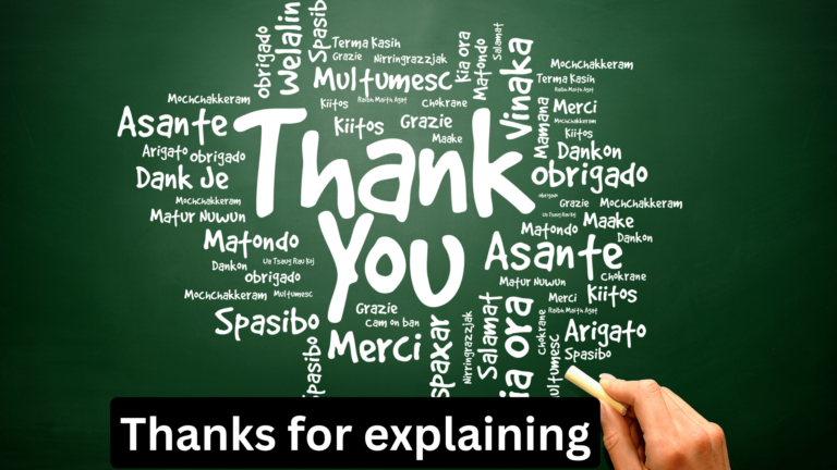 20 Other Ways to Say “Thank You for Clarifying” (With Scenarios)